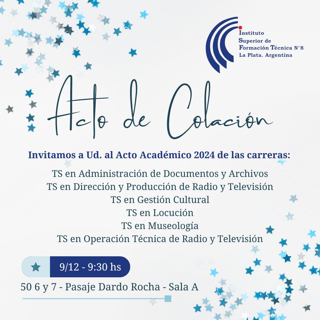 Actos de Colación 2024 – ISFT8