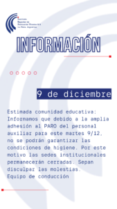 Novedades Institucionales – ISFT8